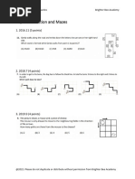Math Kangaroo 2025 Sample Questions | PDF | Circle | Area