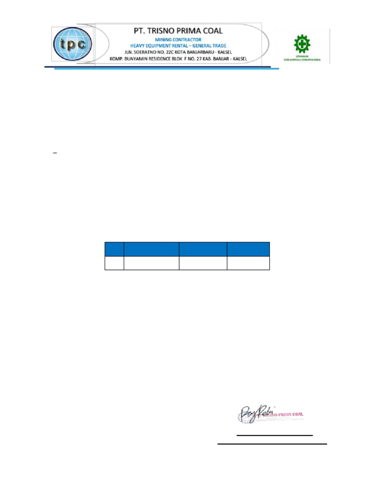 Surat Permohonan Izin Melintas TPC 4 Januari 2024 - 014622 | PDF