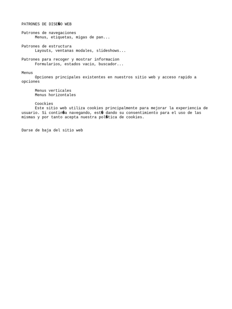 Patrones de Diseño Web Esenciales | PDF