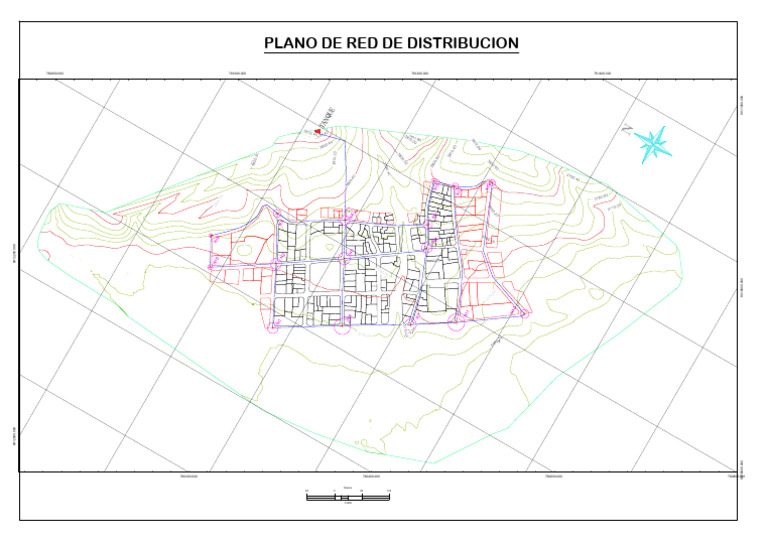 5 - Plano de Red de Distribucion y Nudos | PDF