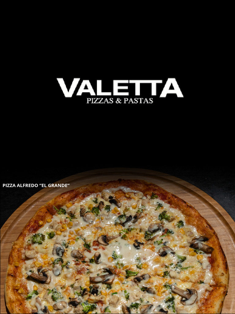 Menú Final Valetta Pizza - 20240506 - 115912 - 0000 | PDF | Pizza | Cocina