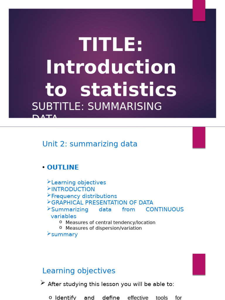 Chapter Summarising Data New | PDF | Mean | Level Of Measurement