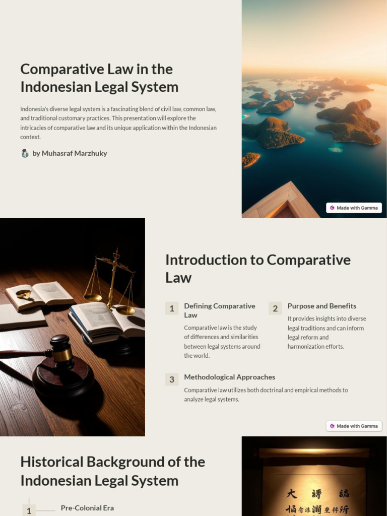 Comparative Law in Indonesia's System | PDF | Common Law | Civil Law ...