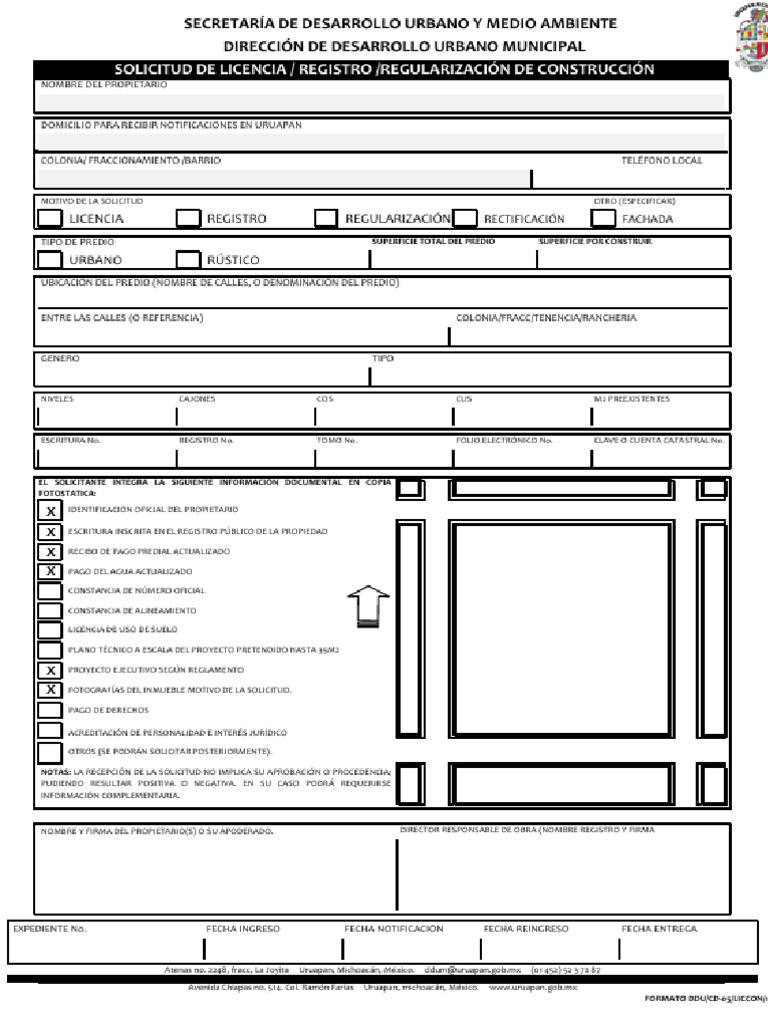 Licencia de Construccion Terminada | PDF