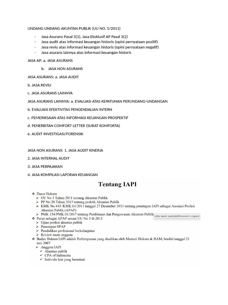 Catatan_Audit_Asurans | PDF