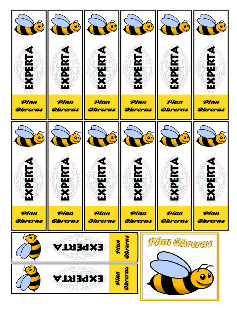 Distintivo PO EXPERTA 2020 dif abeja con PO | PDF