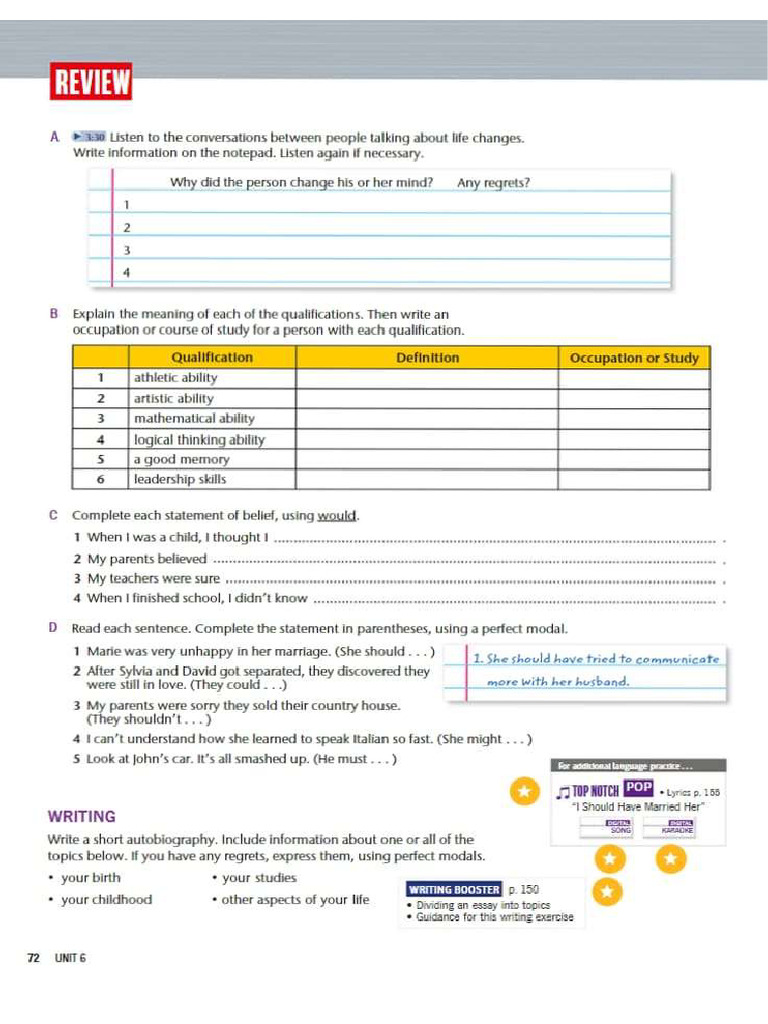 1b.unit 6 - Grammar 2 | PDF