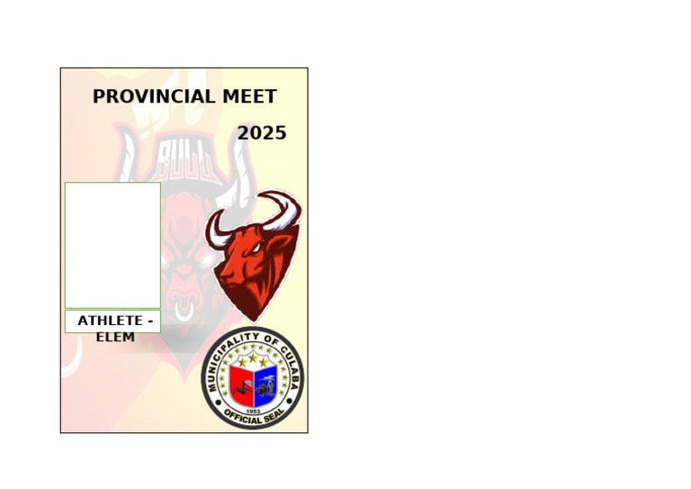Provincial Meet ID | PDF