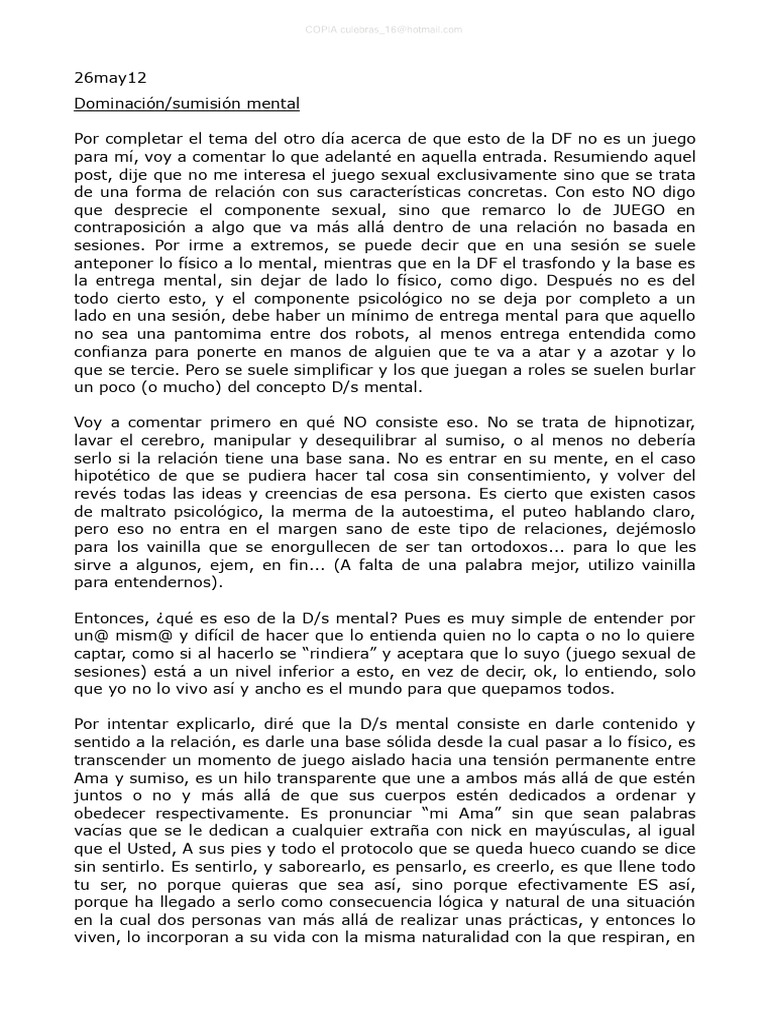 REC02003 Dominación-sumisión mental | PDF