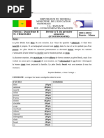 5ème TSQ 1er Devoir Second Semestre | PDF