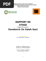 Rapport de stage chez Sonatrach TRC | PDF | Gaz naturel | Transport