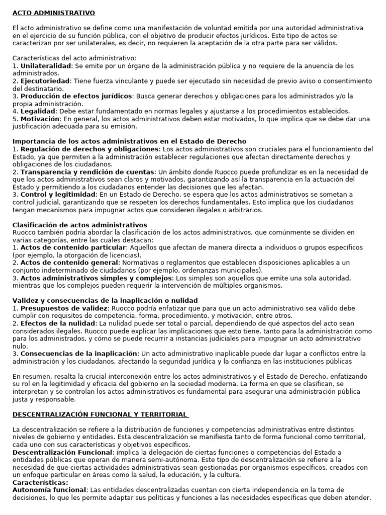 Examen Admin 2 Oral | PDF | Regulación | Administración Pública