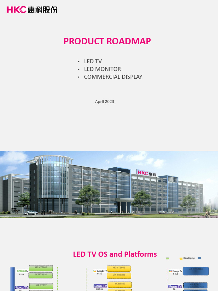 HKC 2023 Product Roadmap Overview | PDF | Electronic Engineering | Film ...