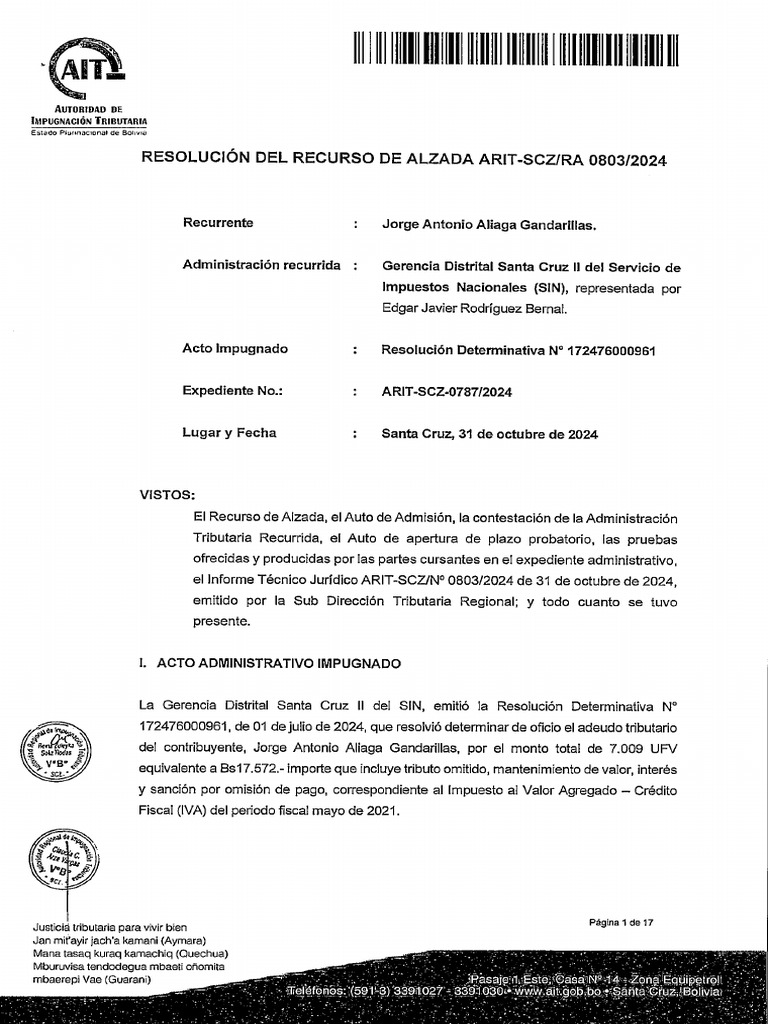 Arit SCZ Ra 0803 2024 | PDF