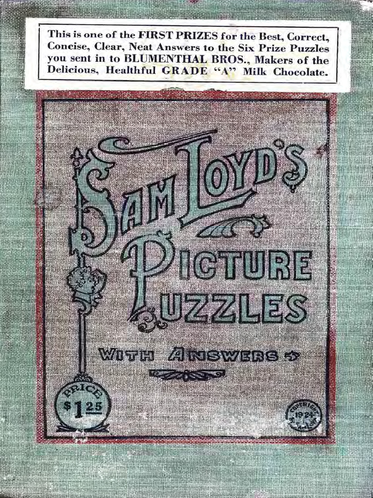 Sam Loyd's Picture Puzzles Explained | PDF