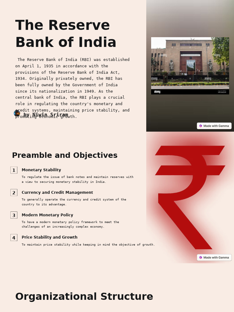 Overview of Reserve Bank of India Functions | PDF | Reserve Bank Of ...
