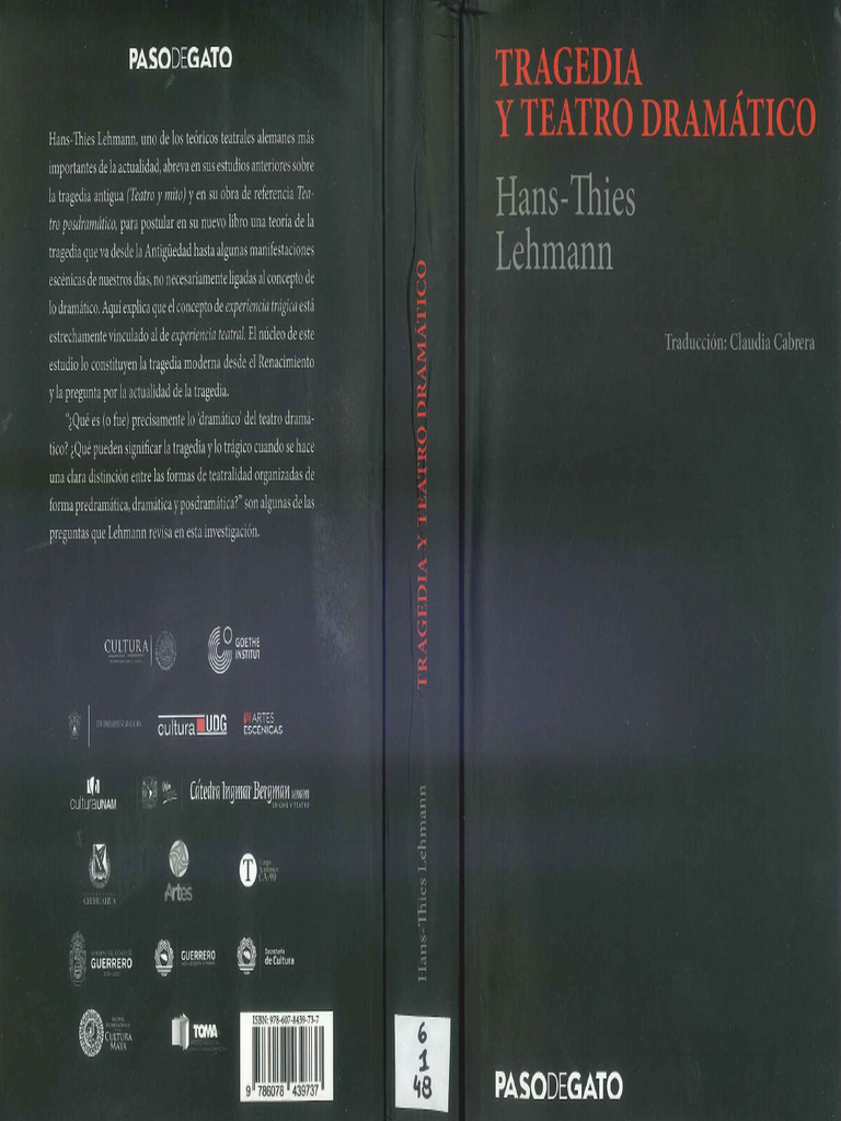 Lehmann. Tragedia y teatro dramático | PDF
