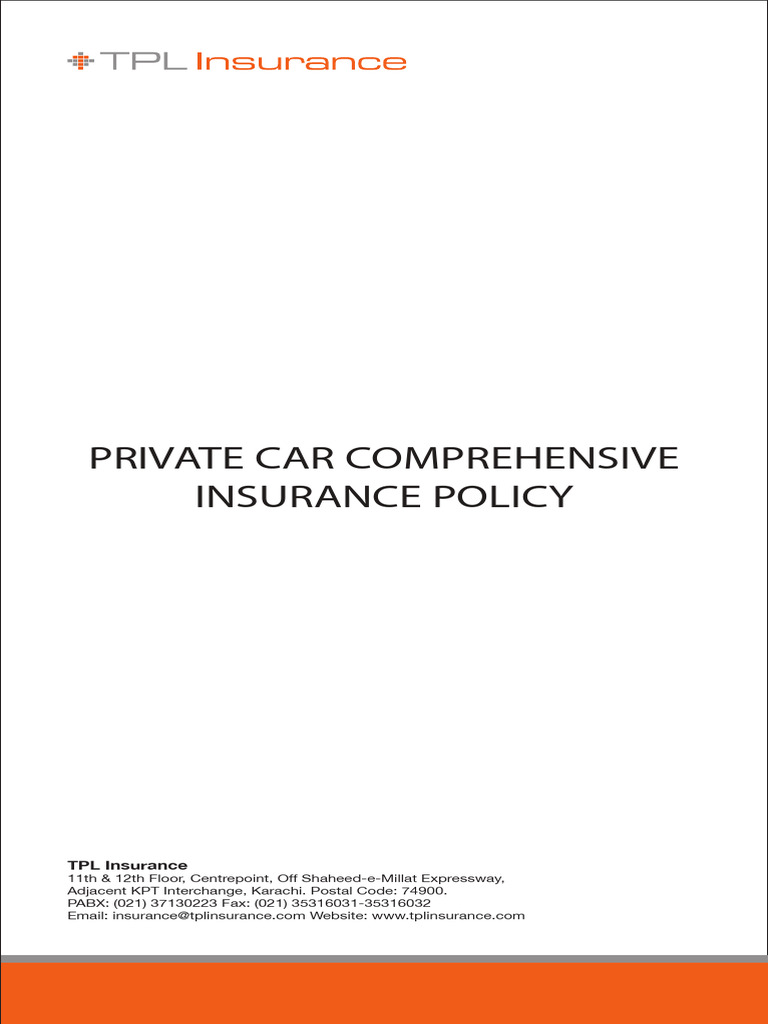Private Car Insurance Guide | PDF