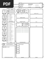 Crooked Moon - Character Sheet | PDF | Role Playing Games | Tabletop Games