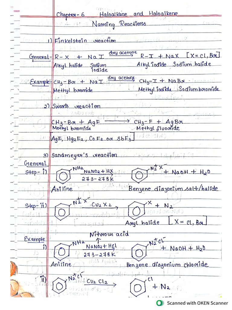 Organic Chemistry - Naming Reactions | PDF