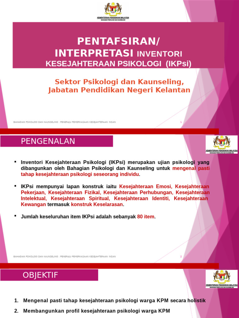 Taklimat Interpretasi Ikpsi 2023 | PDF