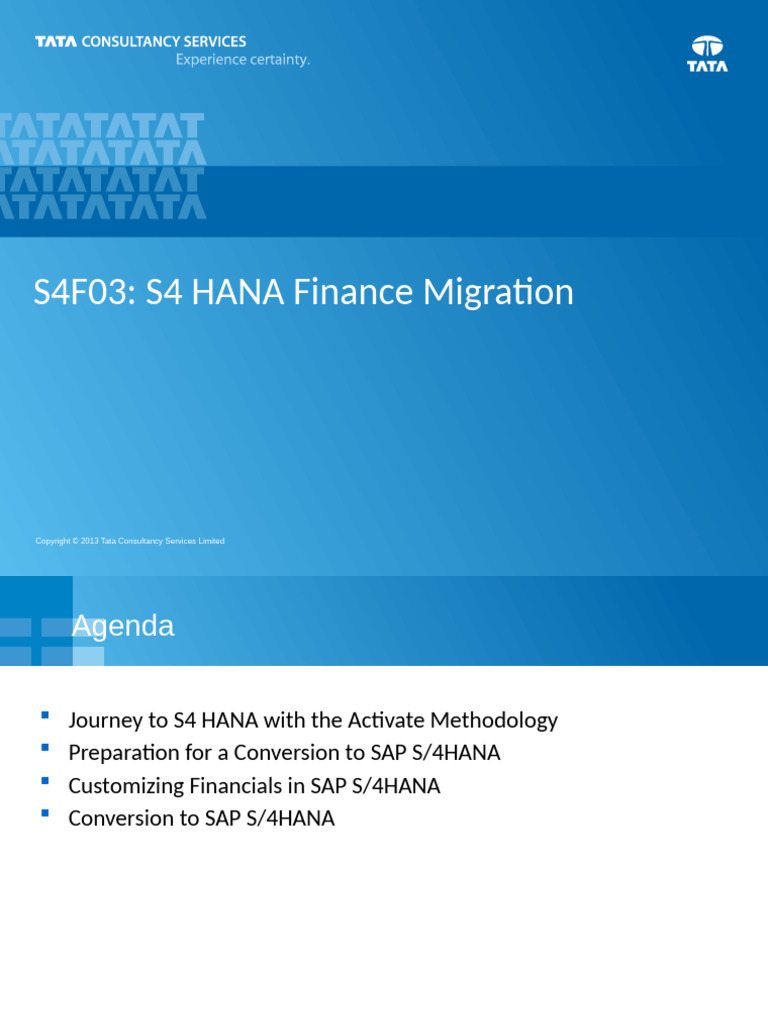 S4 HANA Migration | PDF | Computing | Information Technology