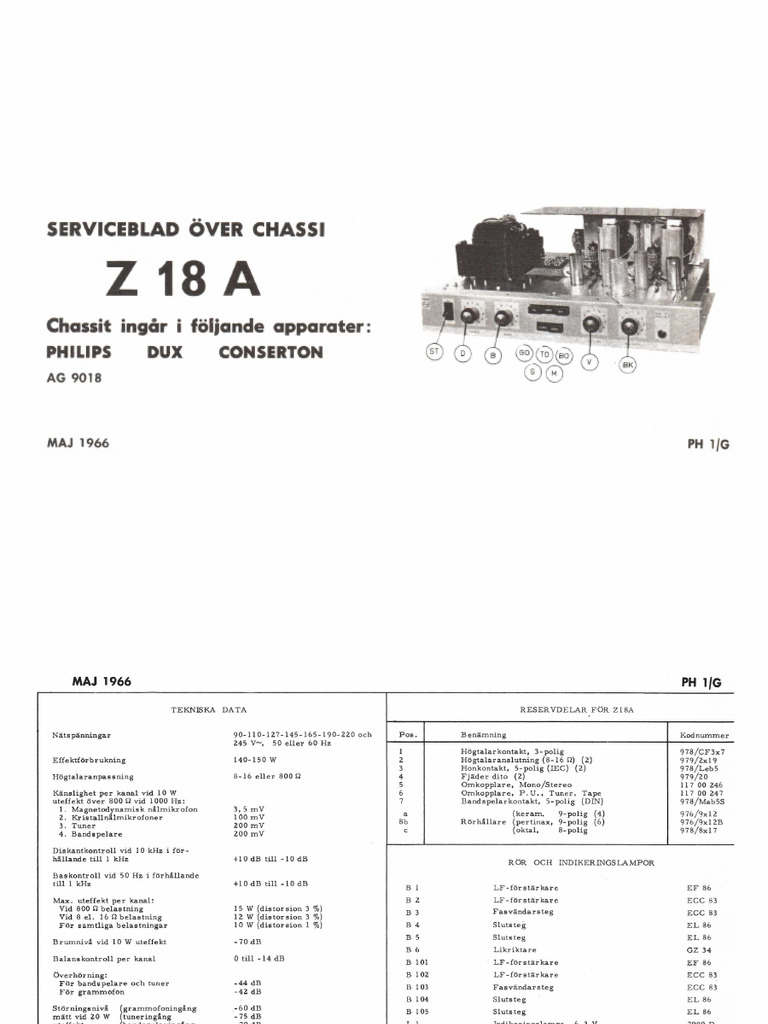Hfe Philips Ag9018 Service Se | PDF