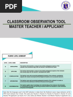 Annex J - COT RSP Rubric | PDF | Educational Assessment | Teachers
