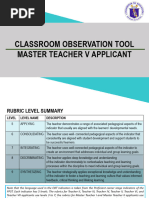 Classroom Observation Tools | PDF | Learning | Teachers