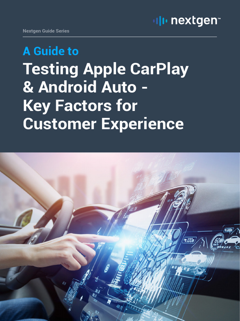 Testing Apple CarPlay & Android Auto Guide | PDF | Usb | Bluetooth