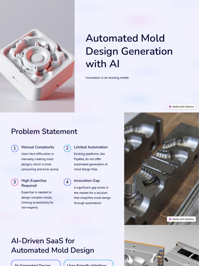 Automated Mold Design Generation With AI | PDF | Usability | Cloud Computing