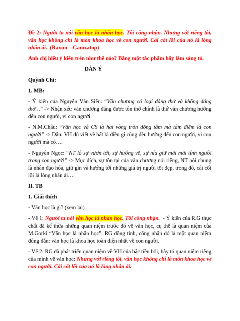 Đề luyện chức năng văn học - THCS | PDF