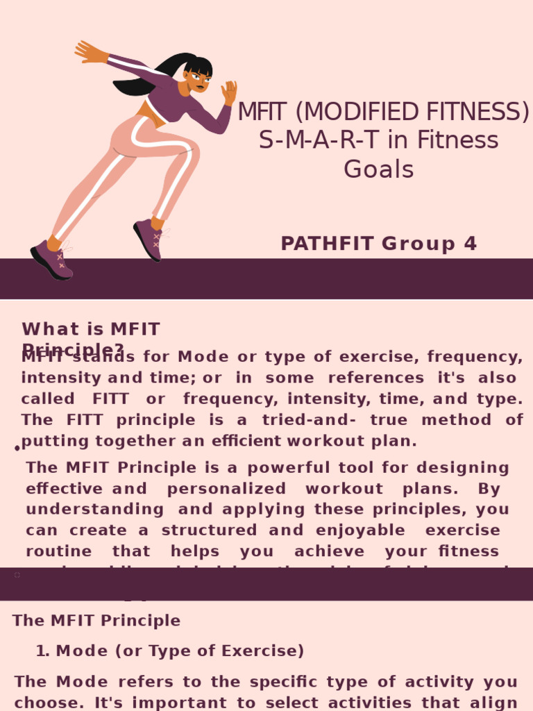 Pathfit-1-Group-4 Report | PDF | Goal | Physical Fitness