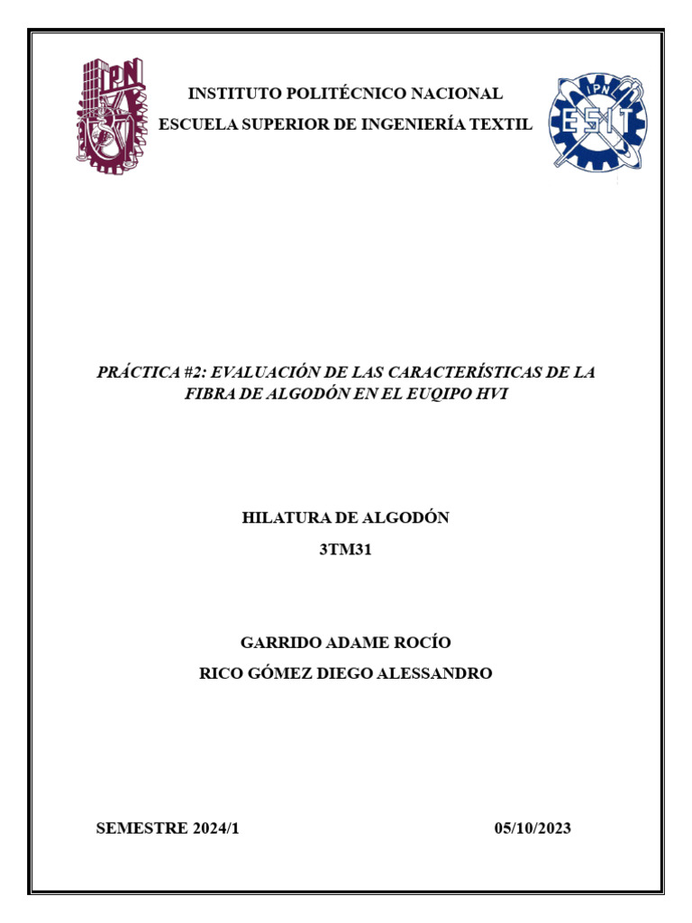 Ha - Práctica #2 - Rico Gómez Diego Alessandro - 3TM31 | PDF