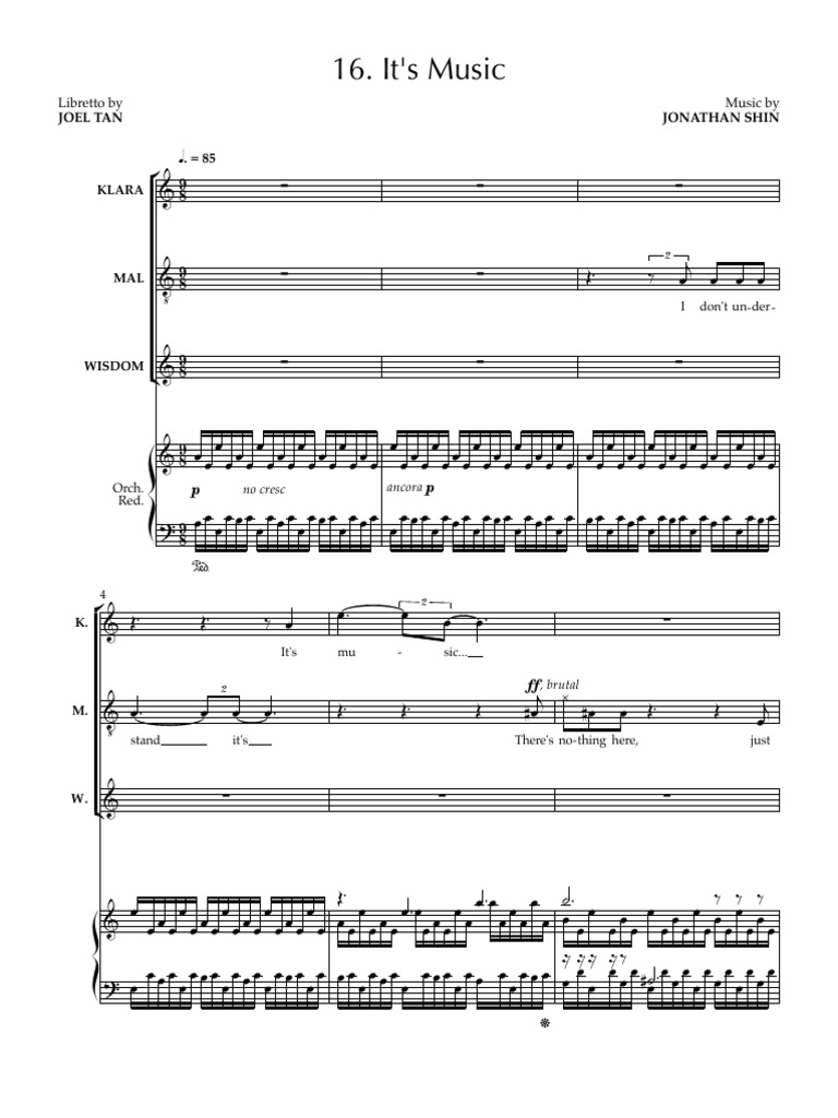 It's Music - Full Score | PDF