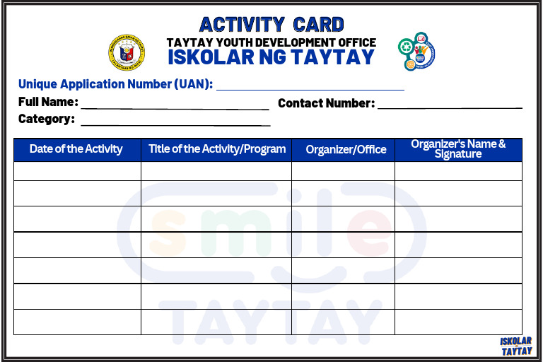 Activity Card | PDF