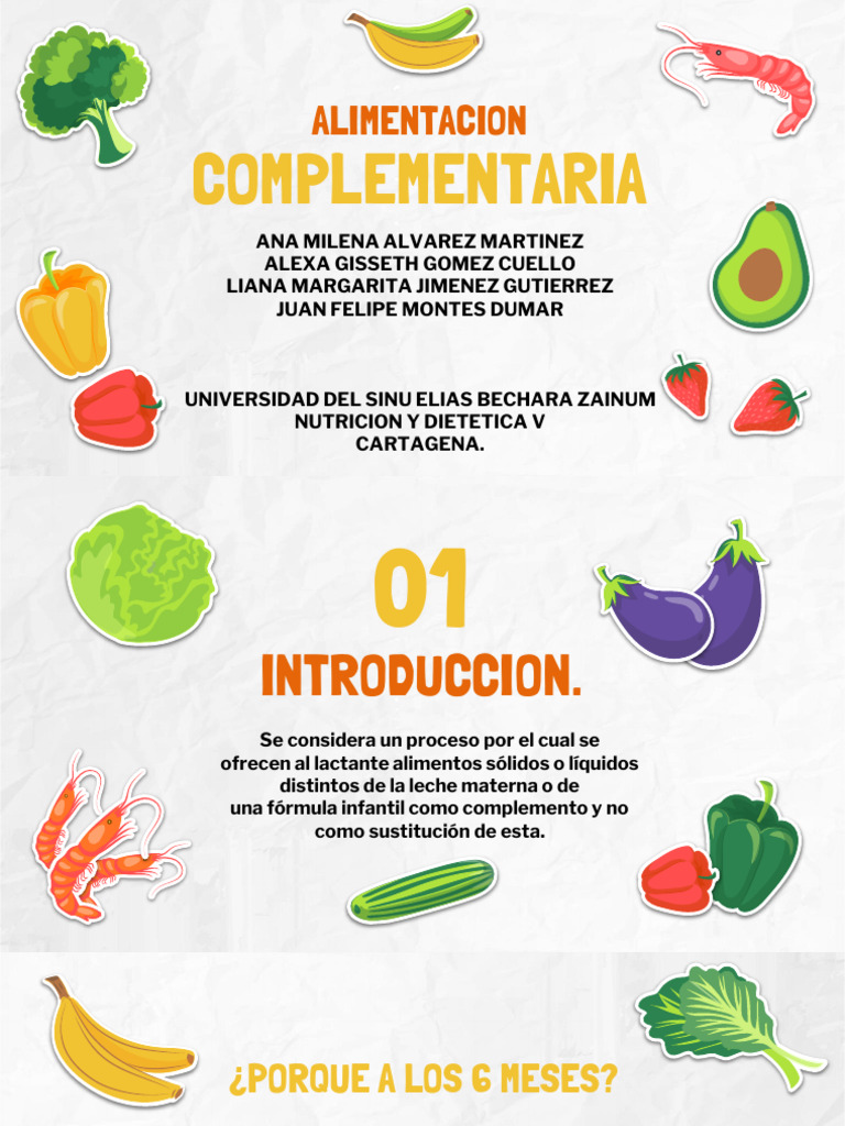 Guía de Alimentación Complementaria Infantil | PDF | Alimentos | La ...