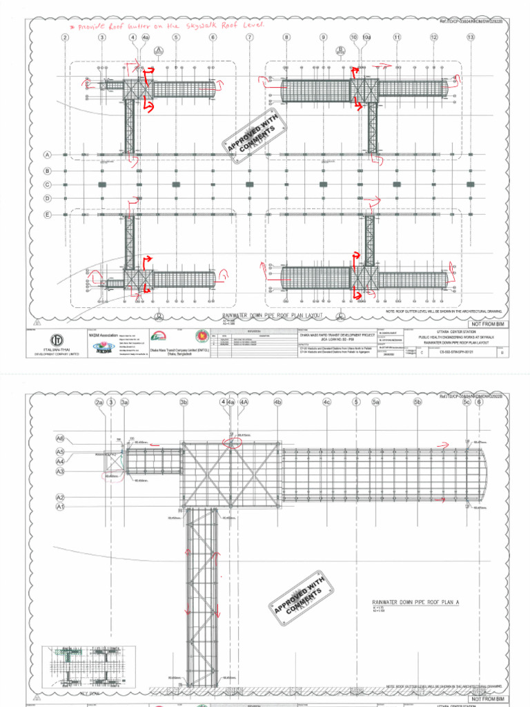 2922B Resubmission of The Skywalk Rain Water Down Pipe Work at Uttara ...