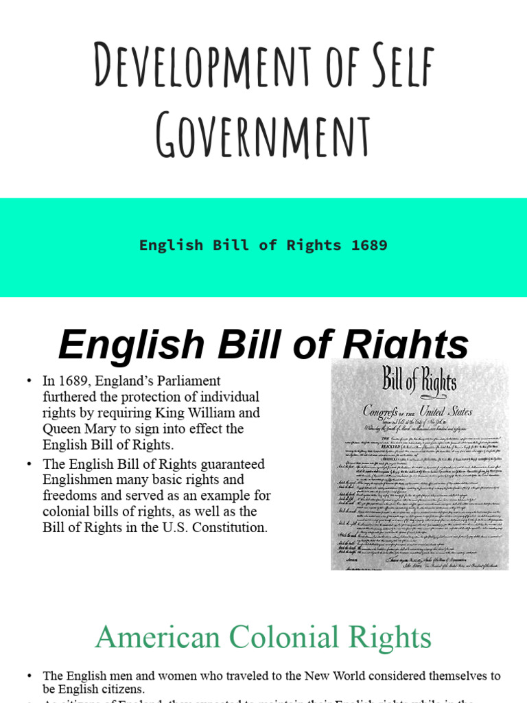 English Bill of Rights | PDF