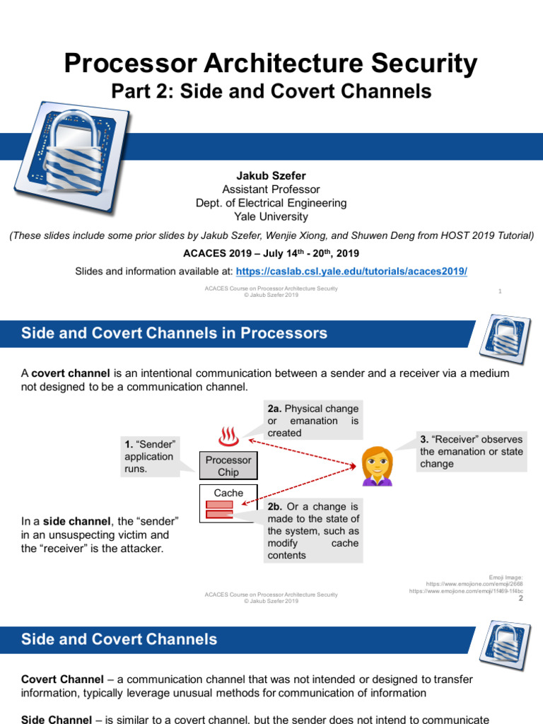 Acaces2019 Proc Arch Sec Part-2 | PDF | Cpu Cache | Central Processing Unit
