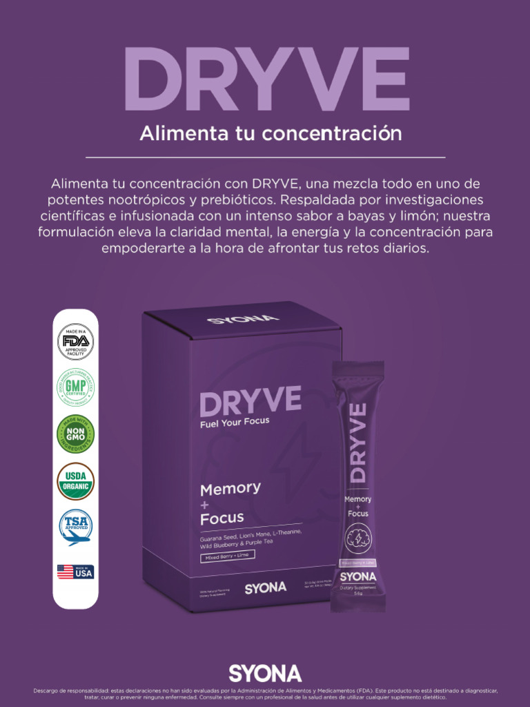 Syona Dryve - Ficha | PDF