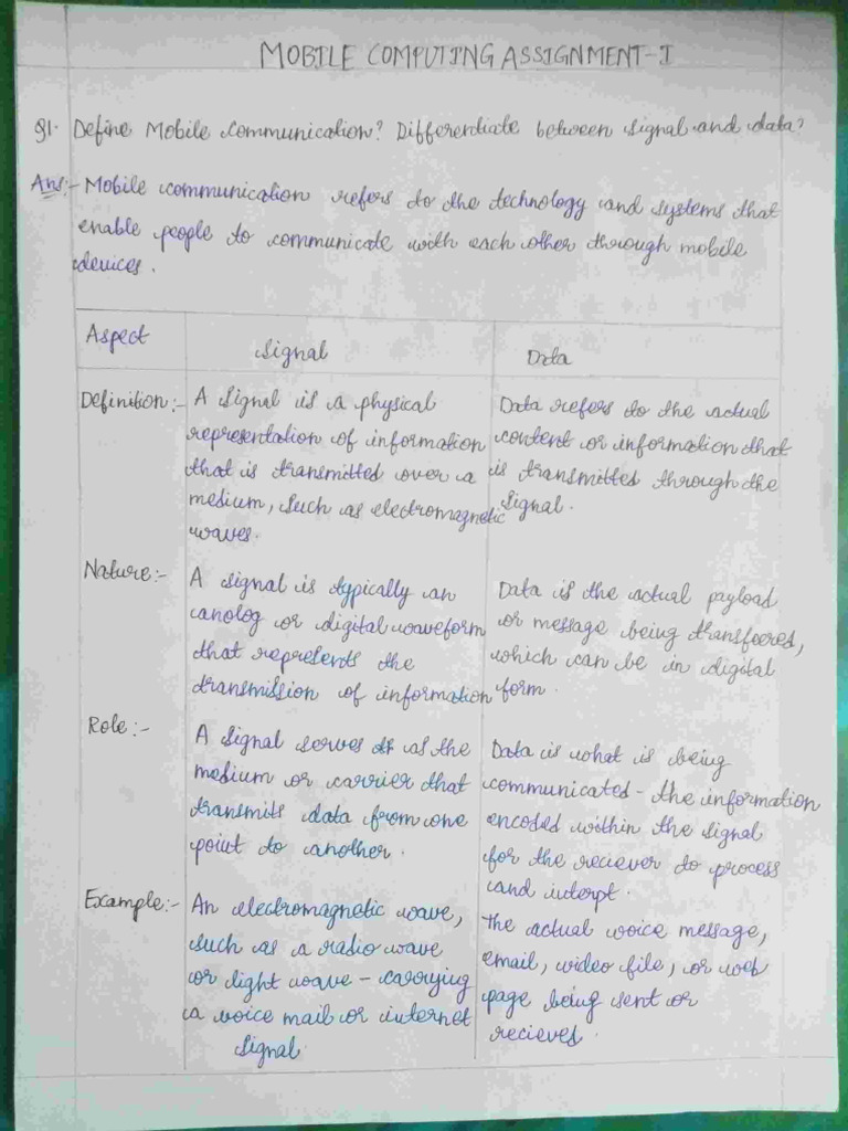 MC Assignmentpdf | PDF
