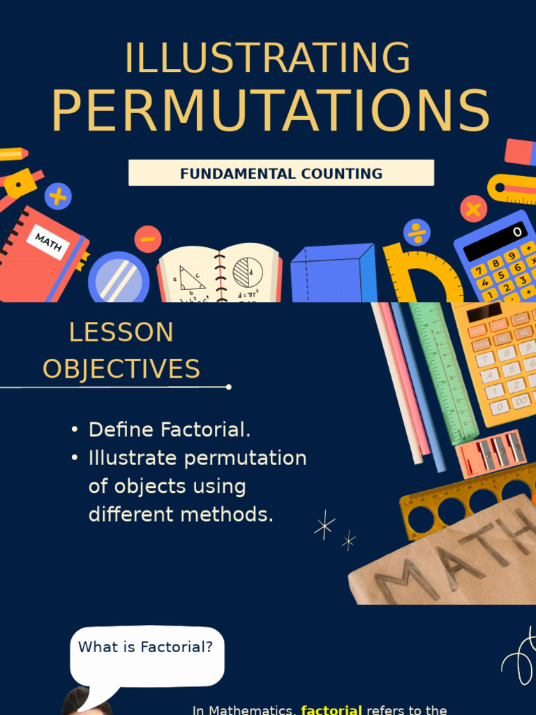 Quarter3 Lesson1 Illustrate Permutation | PDF