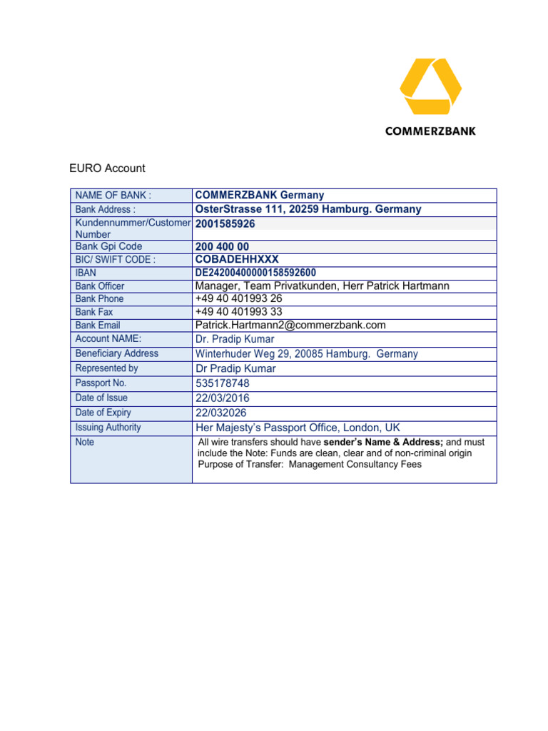 CommerzBank Germany CIS 2024 | PDF