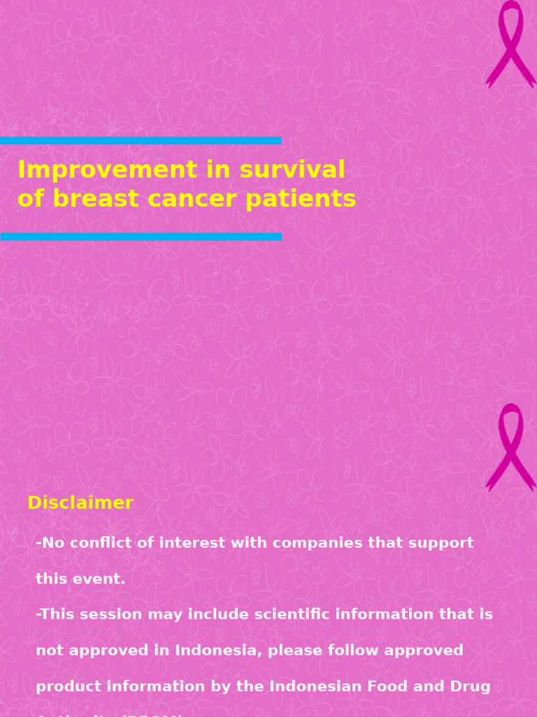 Reference Slide - Improvement in Survival of Breast Cancer Patients ...
