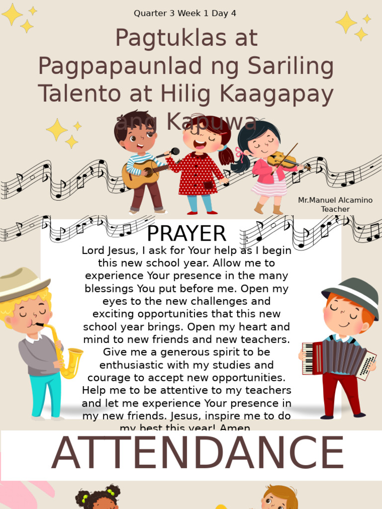 Pagtuklas at Pagpapaunlad NG Sariling Talento at Hilig Kaagapay Ang ...