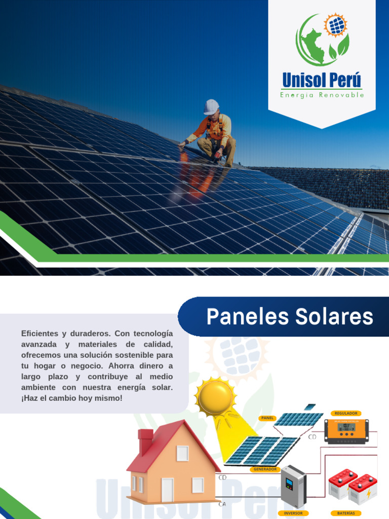 Catálogo Unisol - Paneles Solares | PDF