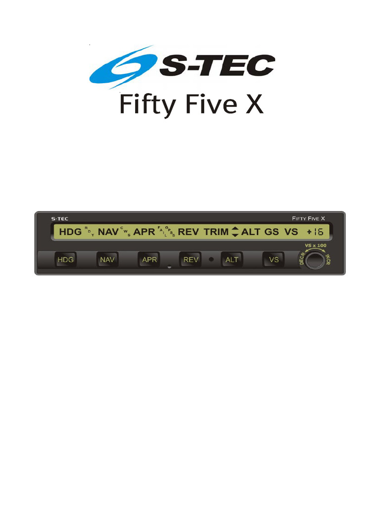 System Fifty Five X For Cirrus SR20-22 - Garmin | PDF | Aviation | Aircraft