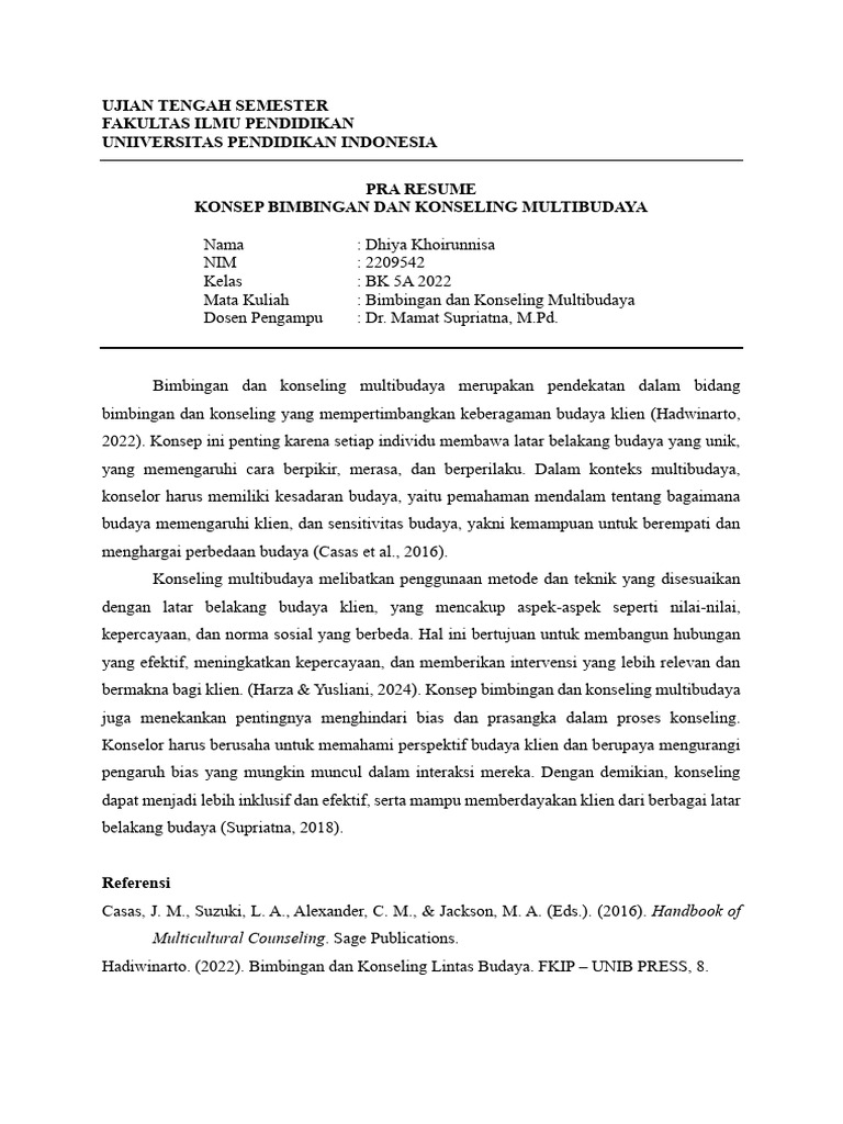 BK MULBUD PRA RESUME_TOPIK 2 | PDF