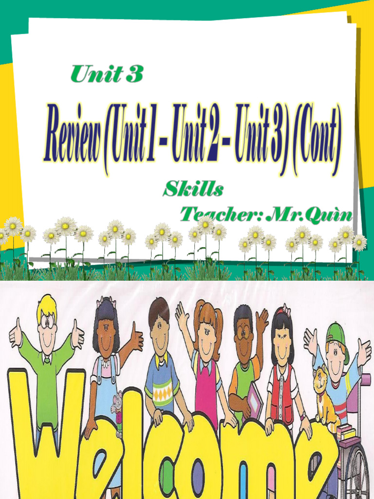 Review 1 Unit 1 Unit 2 Unit 3 Lesson 2 Skills | PDF